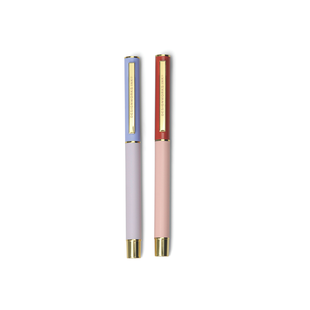 Color Block Pens - Lavender + Blush - DesignWorks Ink