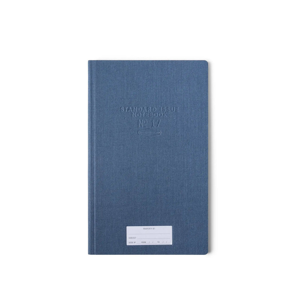 Standard Issue Tall Notebook No.17 - Blue – DesignWorks Ink