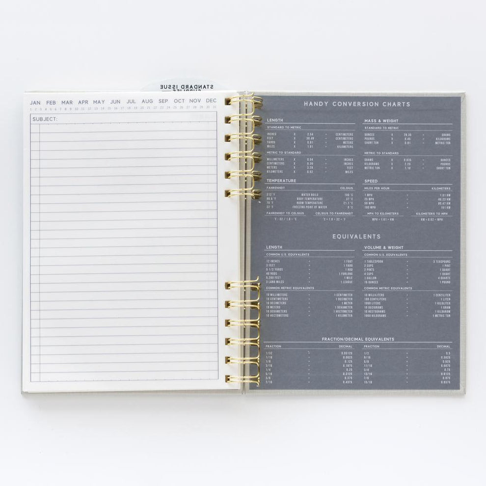 Standard Issue Notebook No.12 - Black – DesignWorks Ink