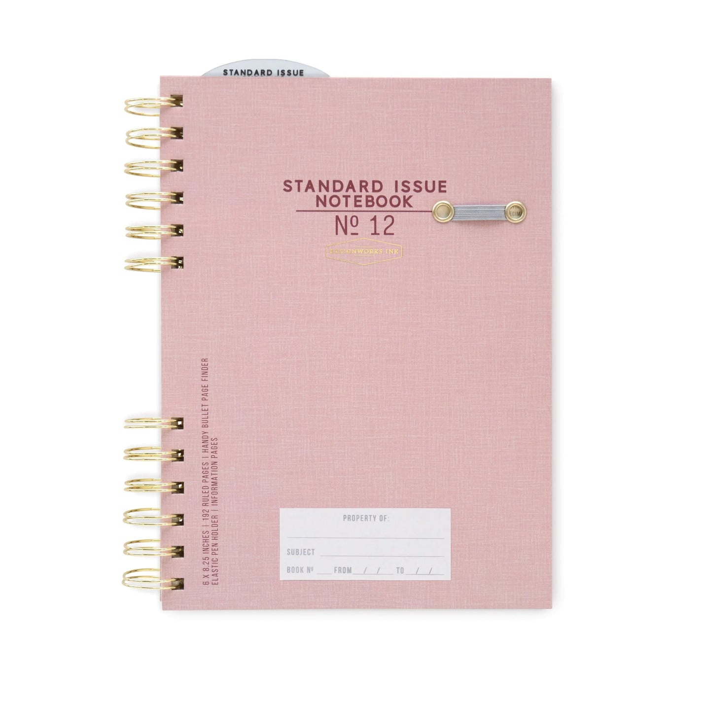 Standard Issue Notebook No.12 - Dusty Pink – DesignWorks Ink