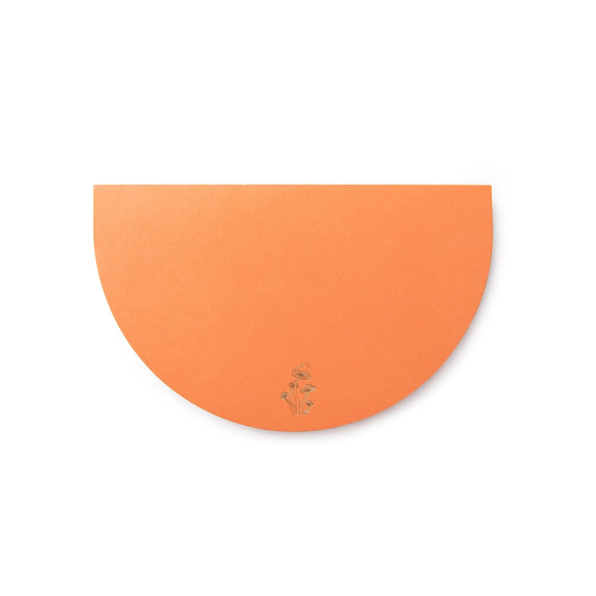 Half Moon Notepad - Mushroom – DesignWorks Ink